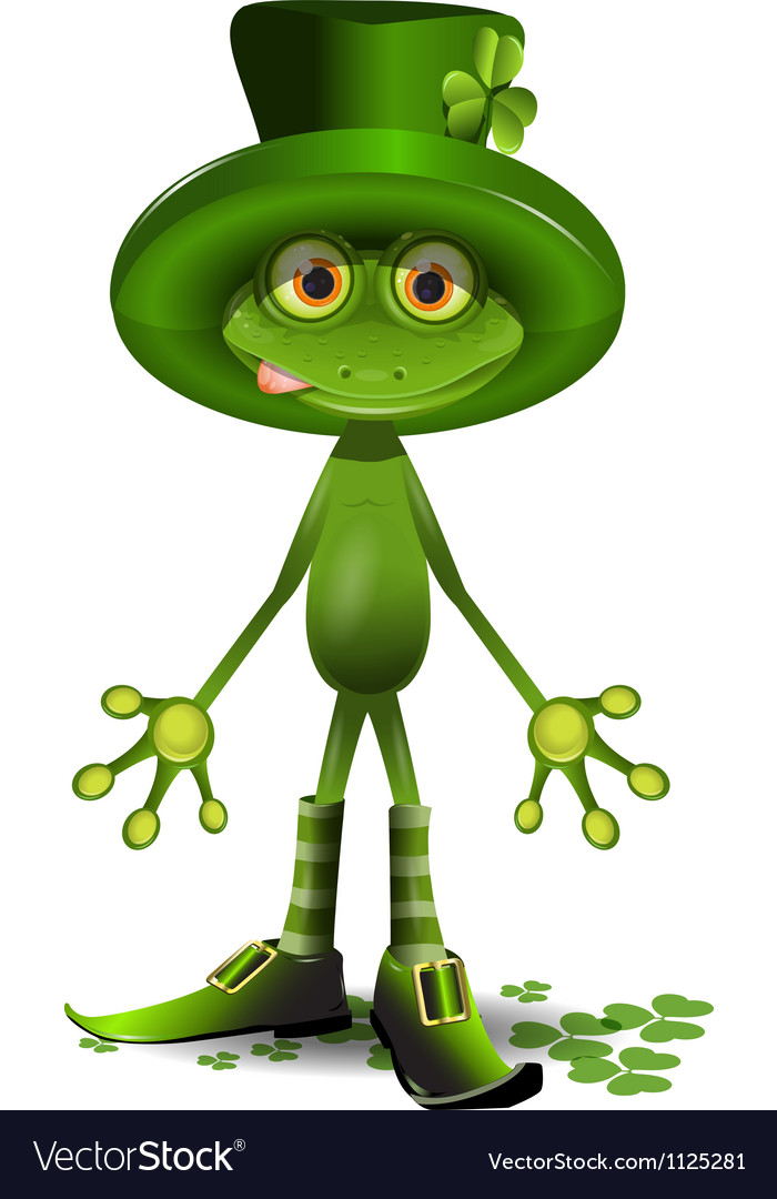 Frog patrick Royalty Free Vector Image - VectorStock