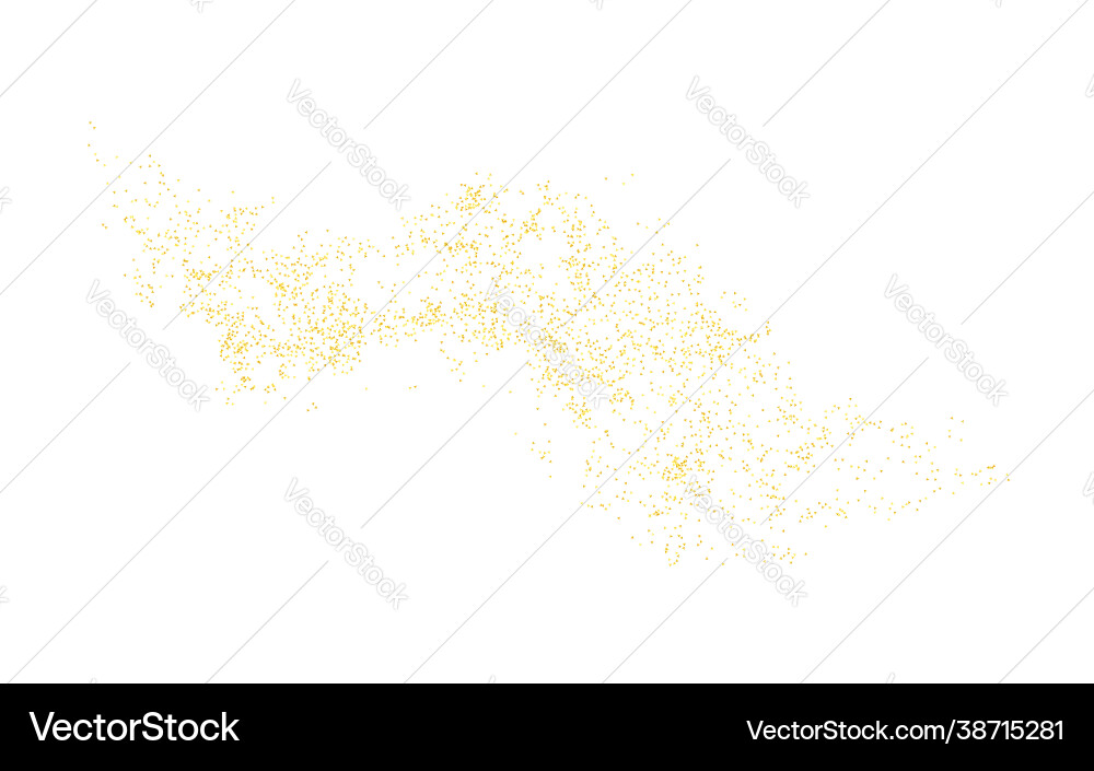 Golden Crumb Texture - Wavy Strip Royalty Free Vector Image