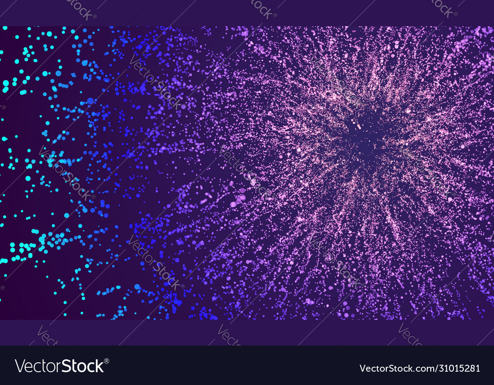 Point explode array with dynamic emitted Vector Image