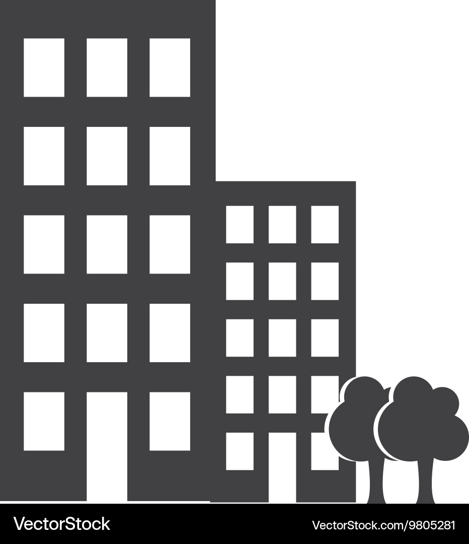 Real estate business icon Royalty Free Vector Image