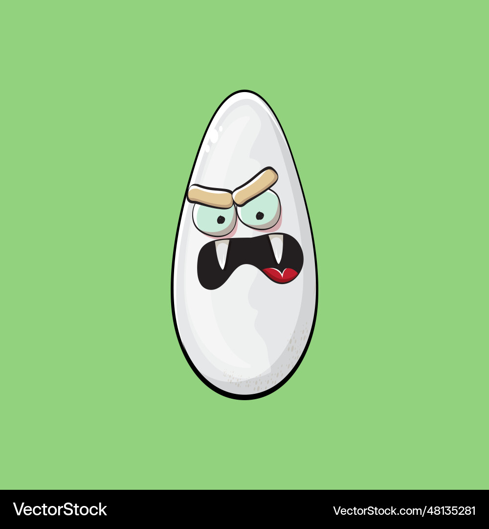 Rice character cartoon rice grain characters Vector Image