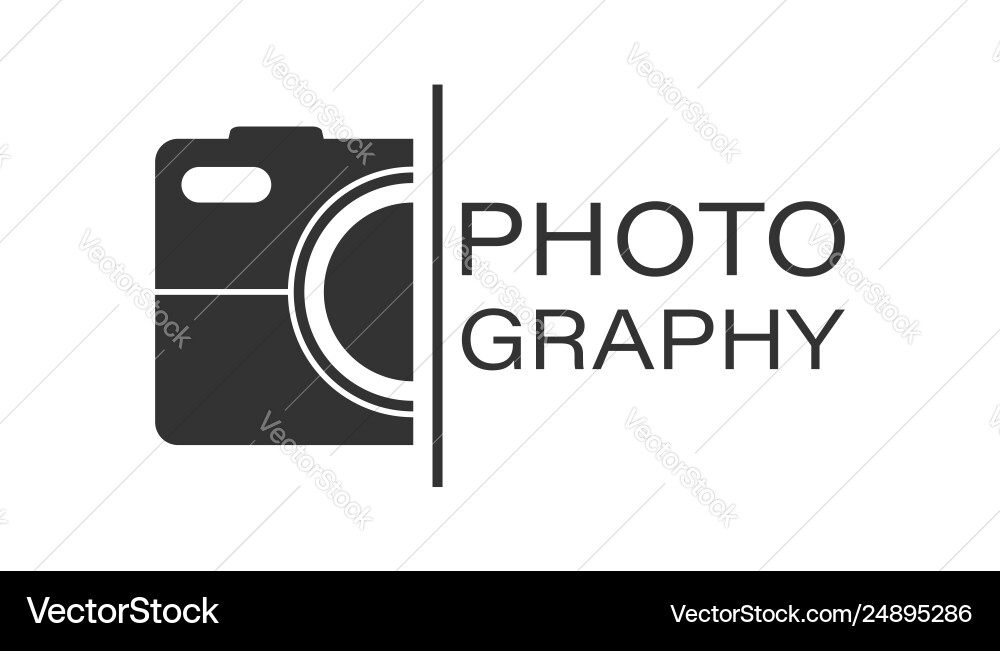 Camera device sign icon in flat style photography Vector Image
