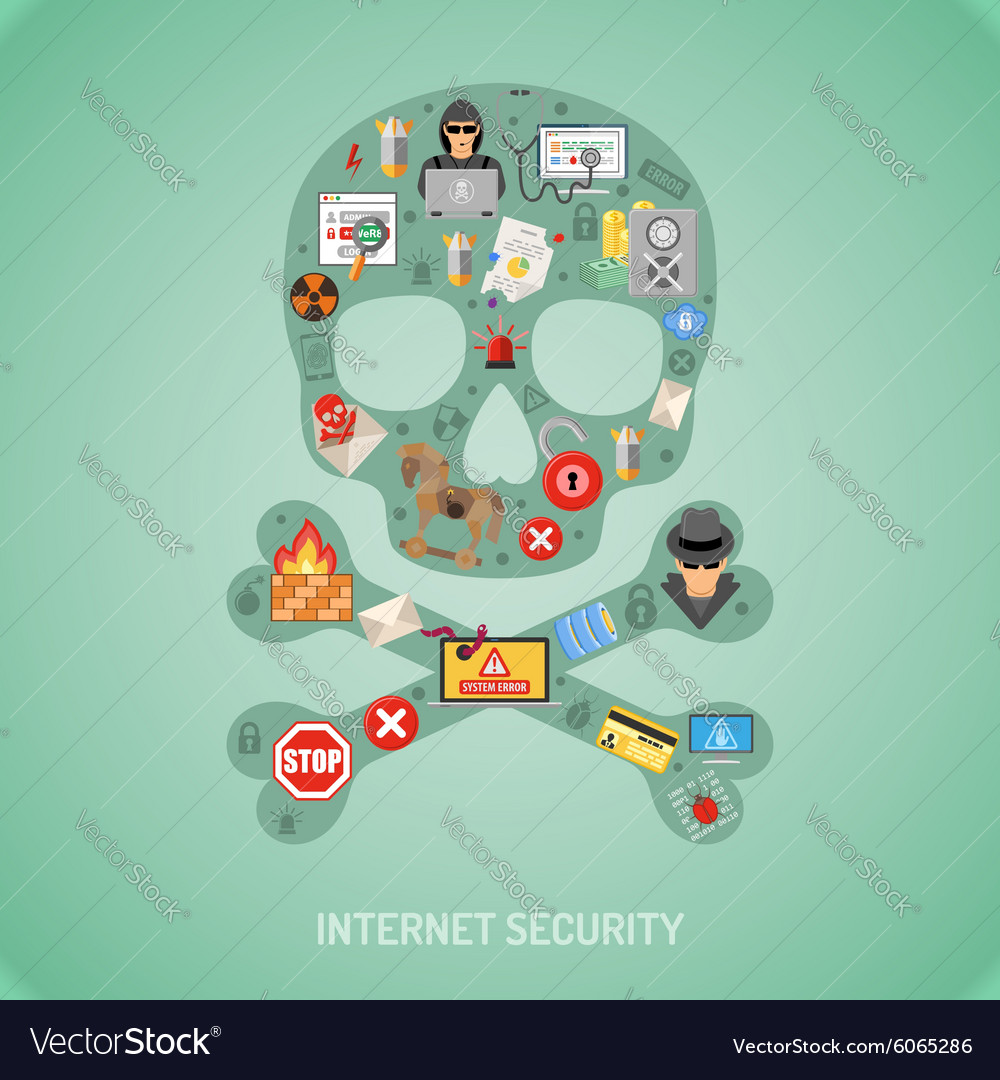 Internet security Royalty Free Vector Image - VectorStock
