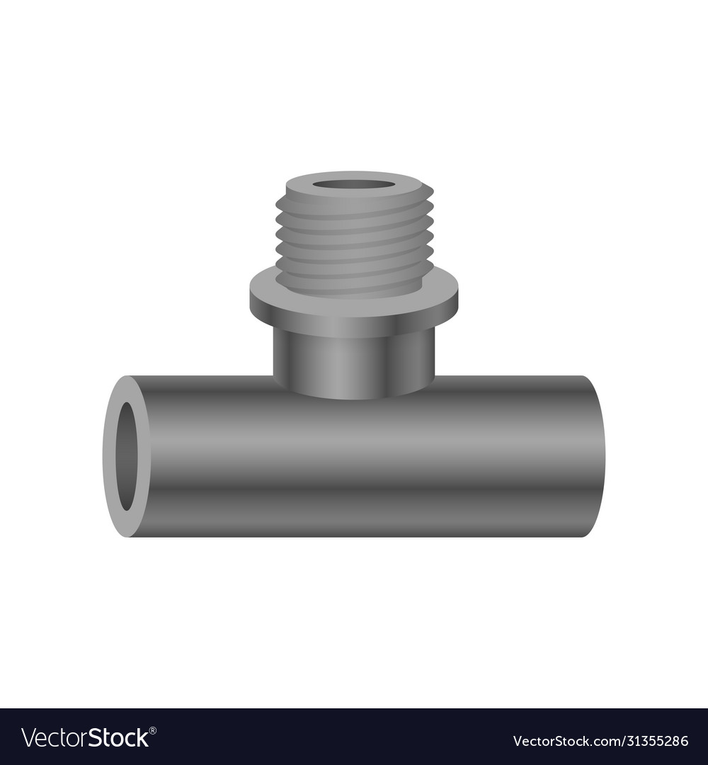 Pipe fitting part Royalty Free Vector Image - VectorStock