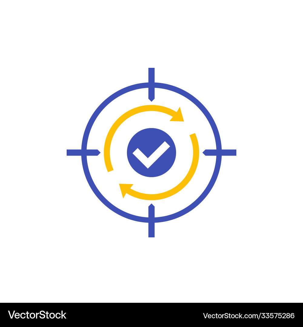 Retargeting icon digital marketing concept Vector Image
