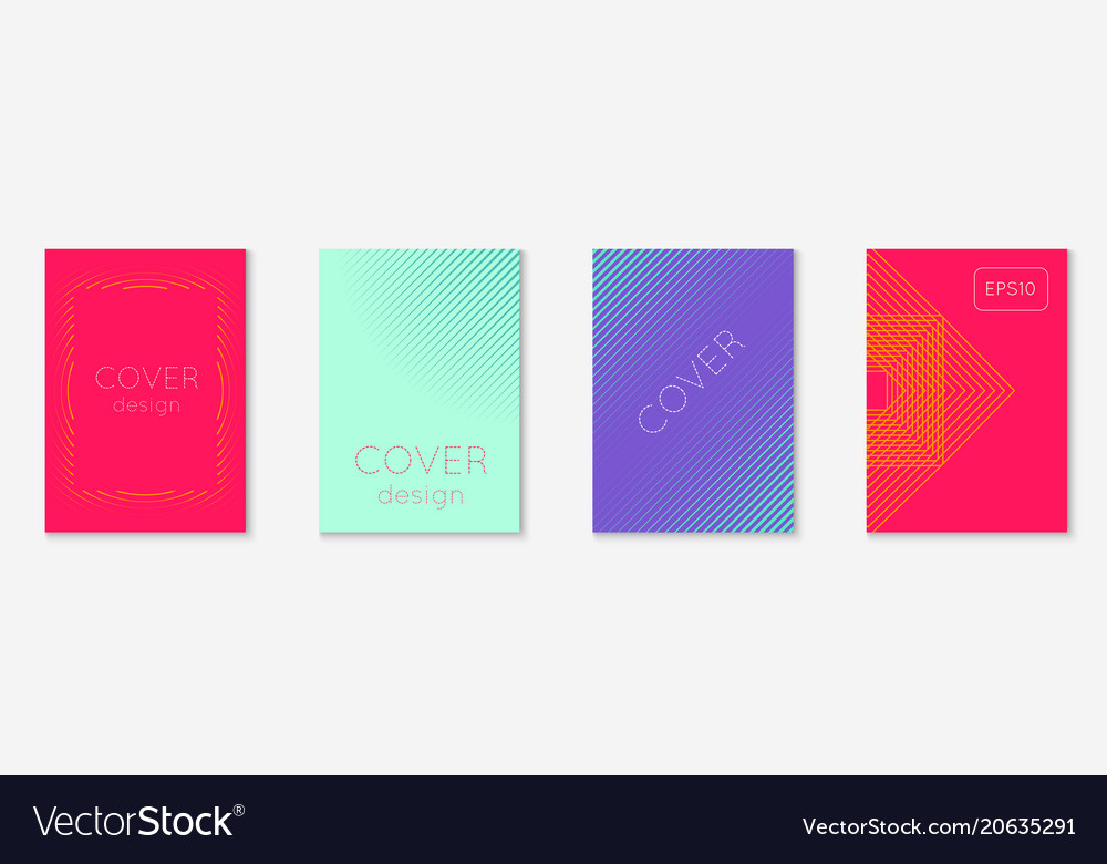 Abstract covers set Royalty Free Vector Image - VectorStock