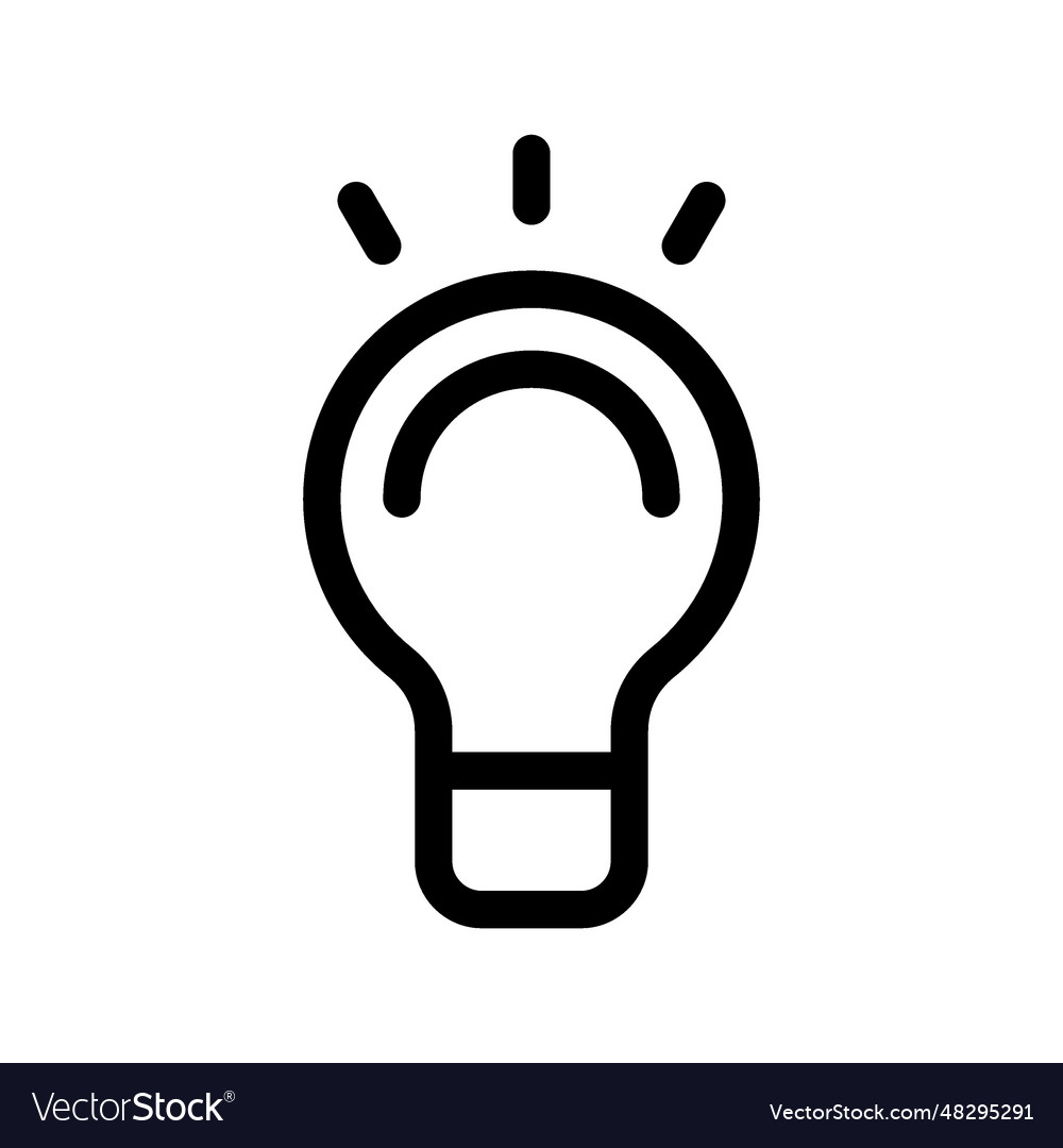 Idea icon Royalty Free Vector Image - VectorStock