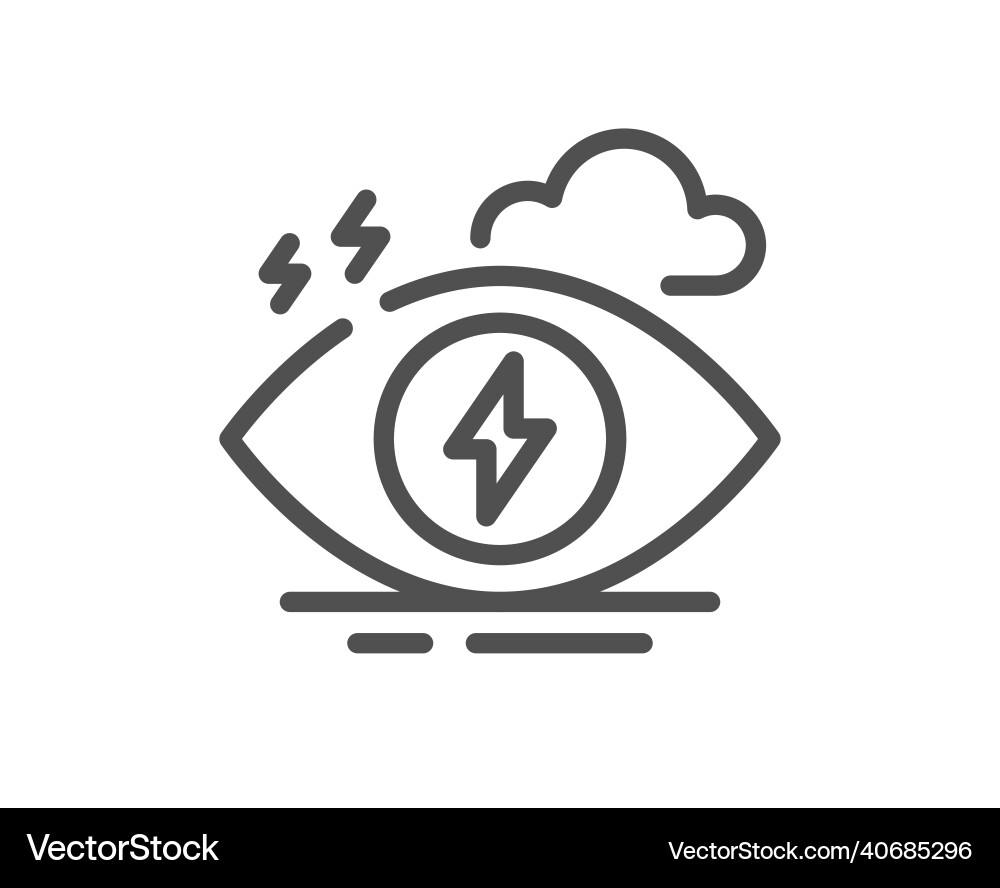 Stress line icon anxiety depression sign Vector Image