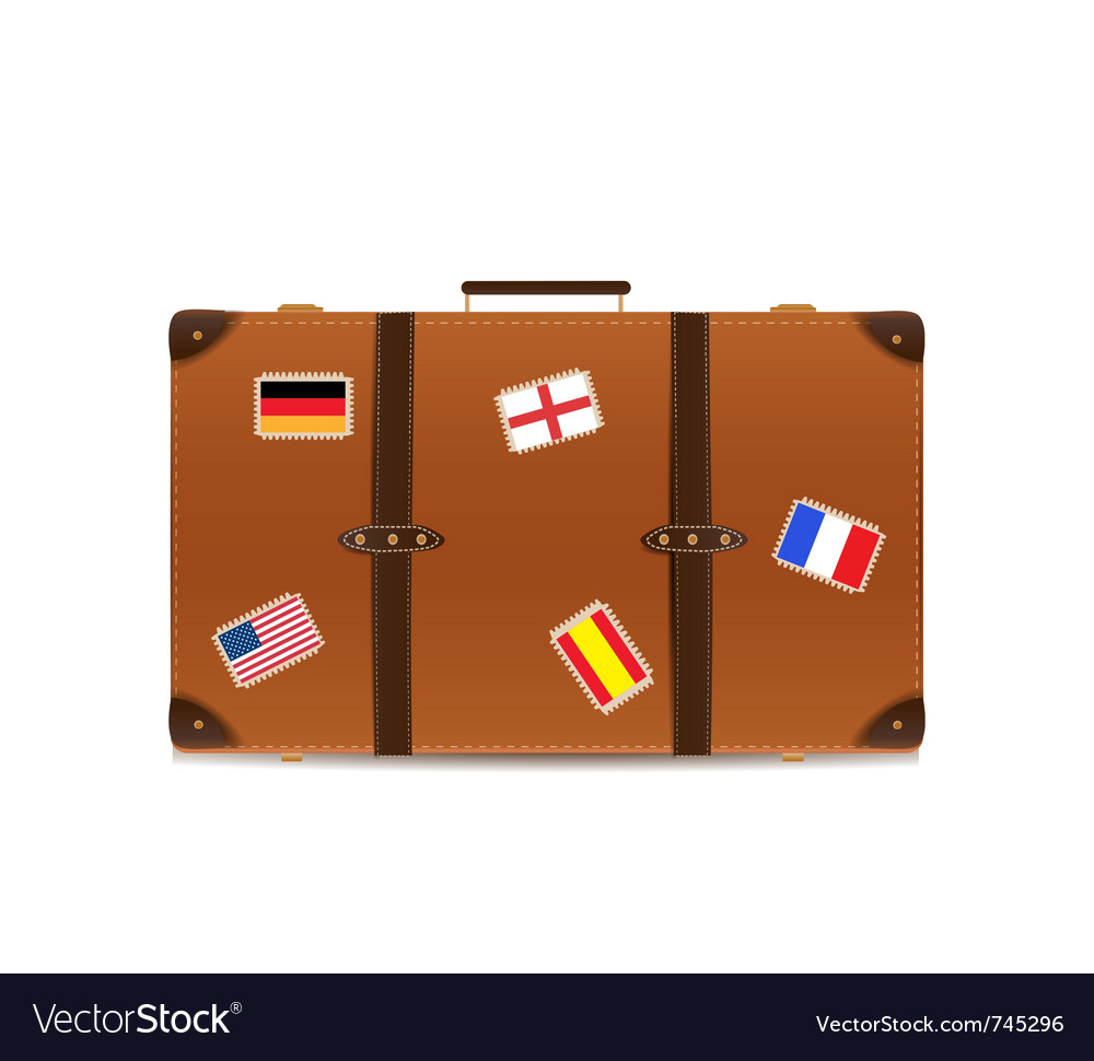 Suitcase Royalty Free Vector Image - VectorStock