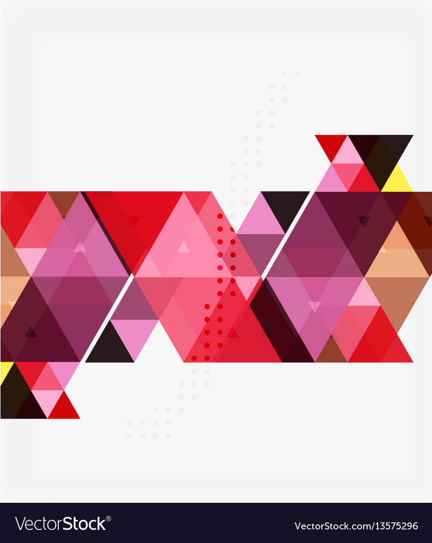 Triangles abstract background Royalty Free Vector Image
