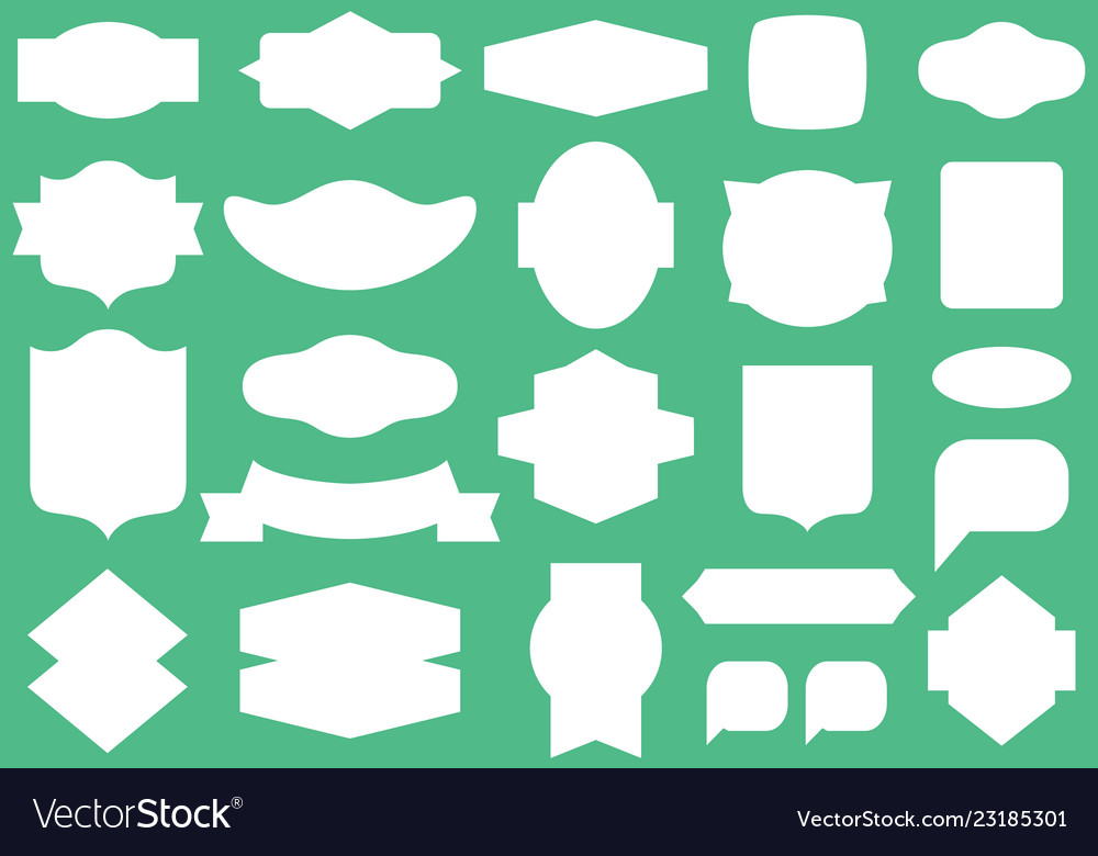 Labels and frames seamless pattern Royalty Free Vector Image