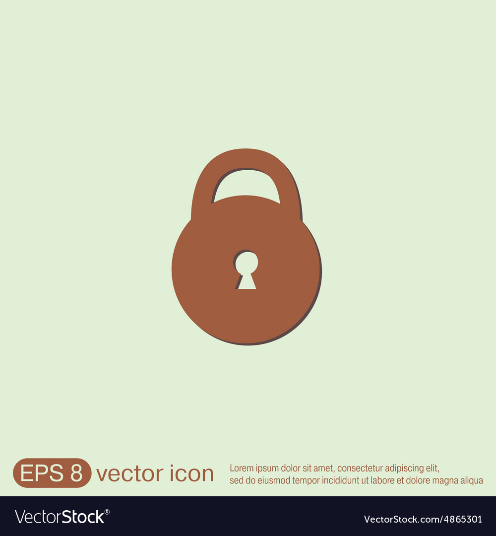 Padlock Royalty Free Vector Image - VectorStock