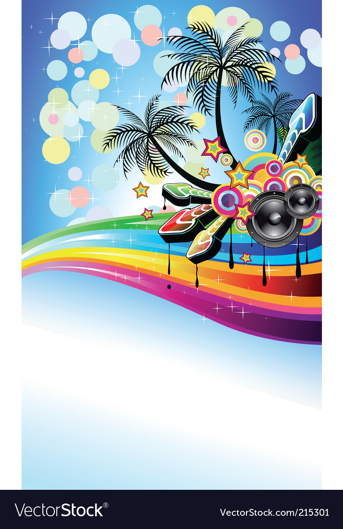 Summer background Royalty Free Vector Image - VectorStock