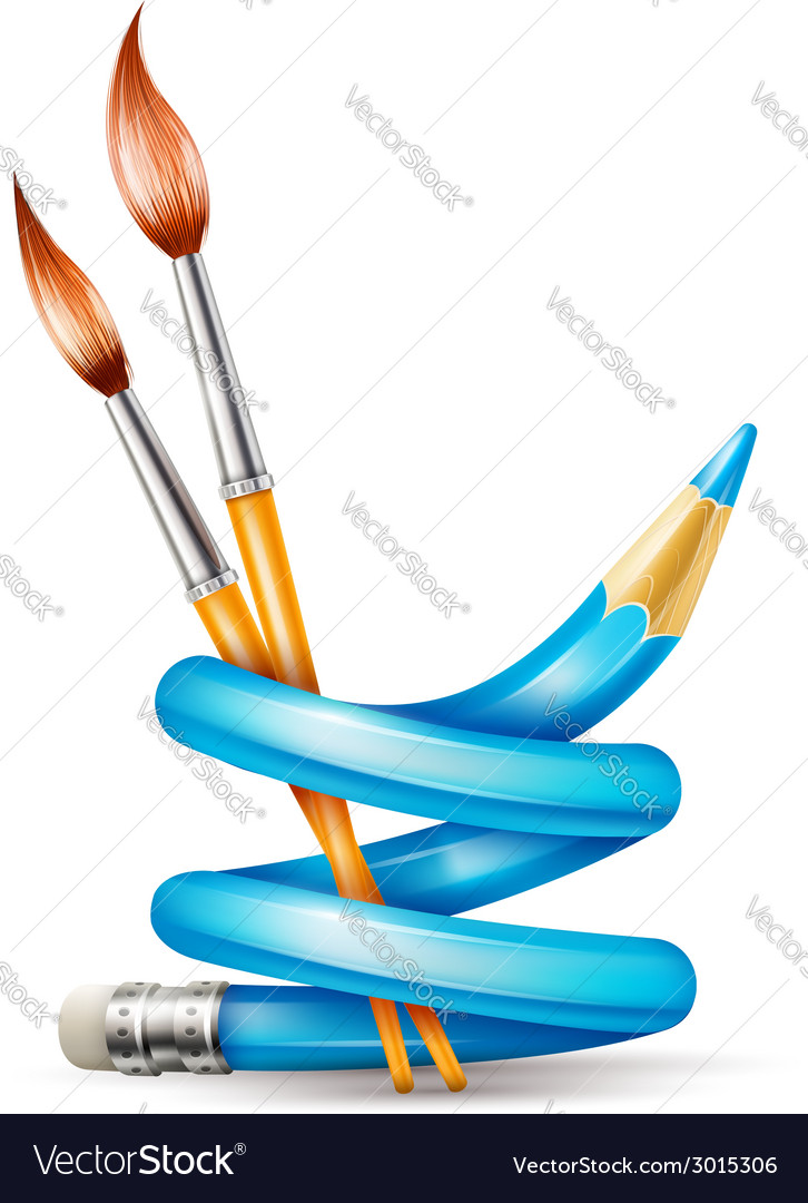 Creative art concept Royalty Free Vector Image