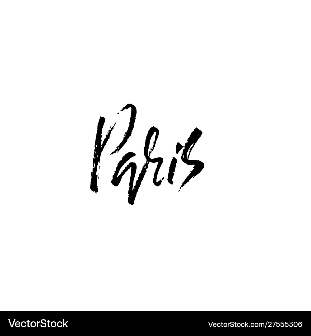 Handwritten lettering poster for your design Vector Image