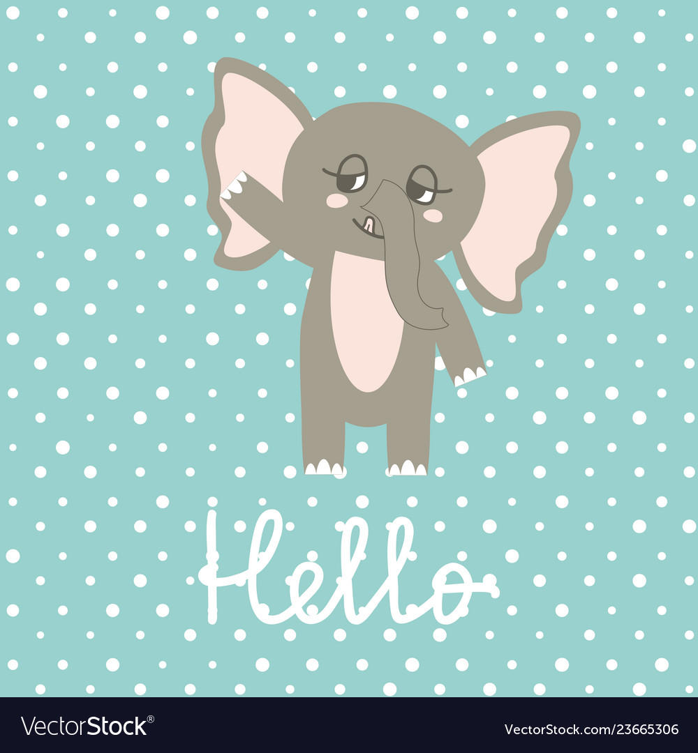 Hello cloud Royalty Free Vector Image - VectorStock