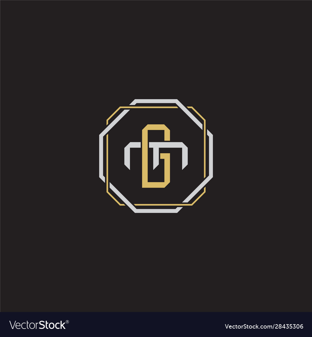 Initial letter overlapping interlock logo Vector Image