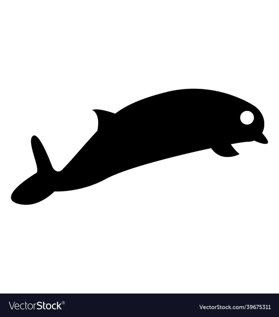 Dolphin Royalty Free Vector Image - VectorStock