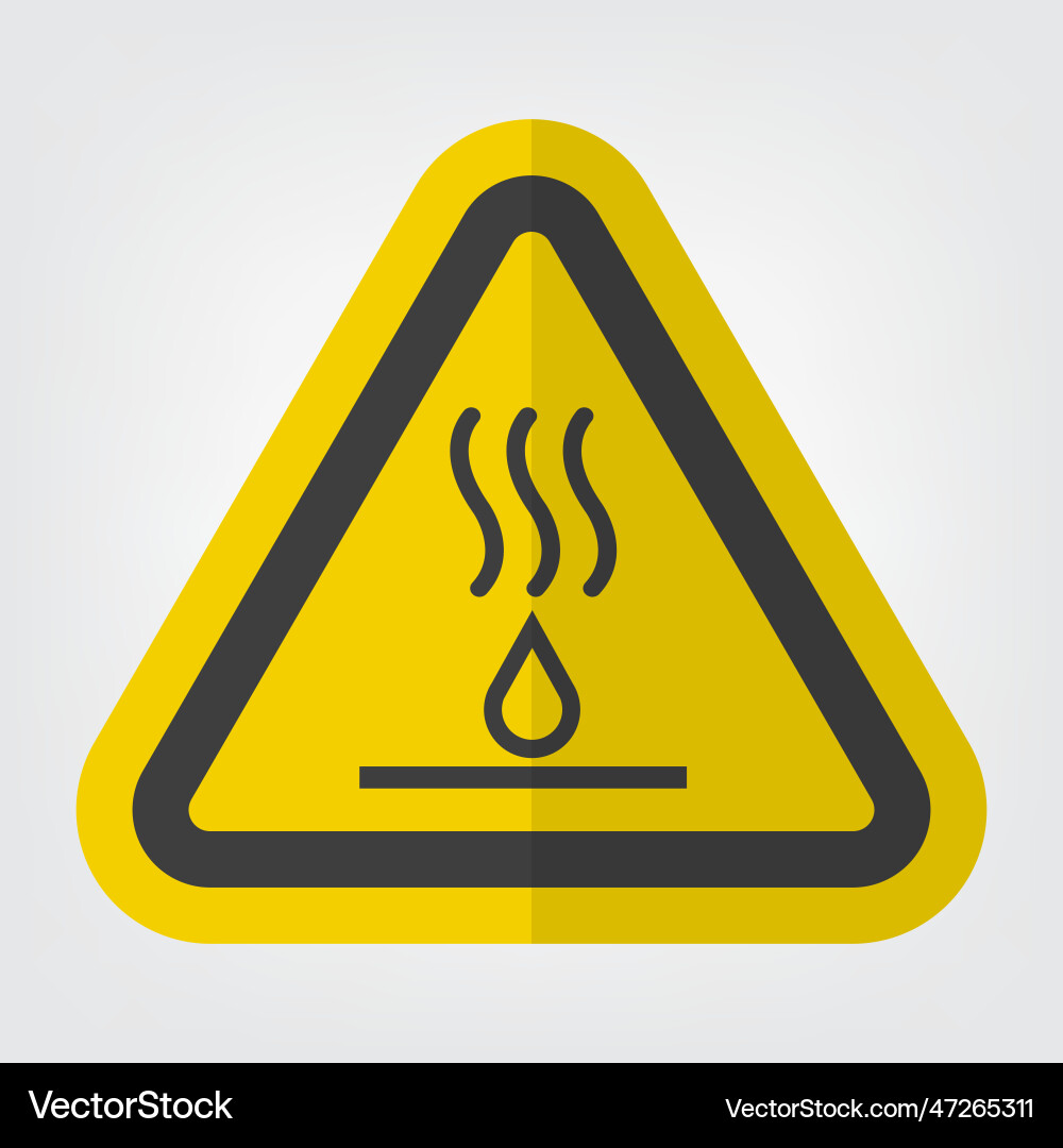 Hot liquids symbol sign isolate on white Vector Image