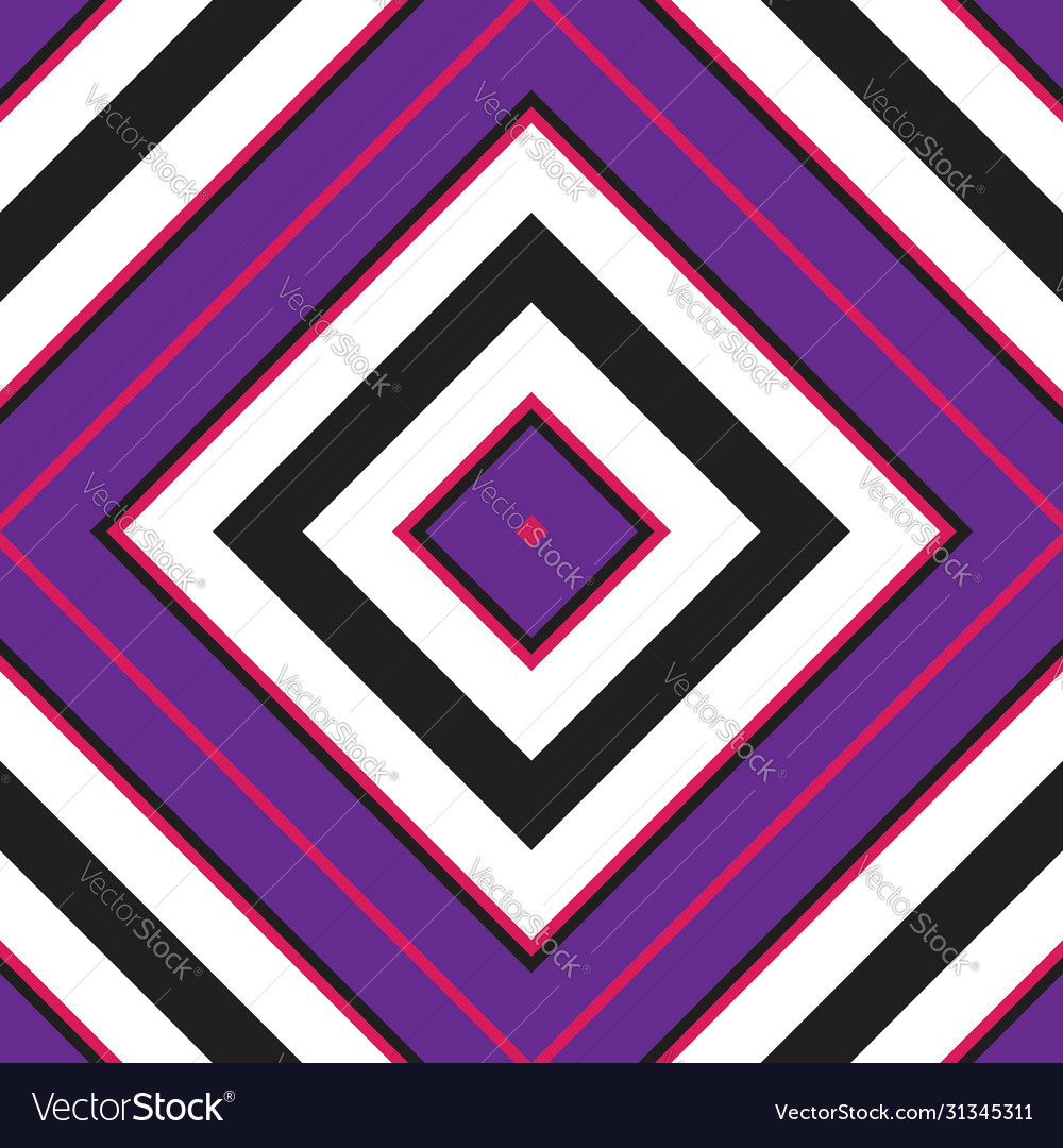 Purple Argyle Diagonal Stripes Seamless Pattern Vector Image