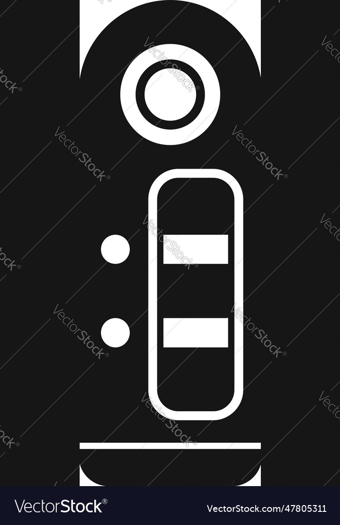 Result test icon simple sample lab Royalty Free Vector Image