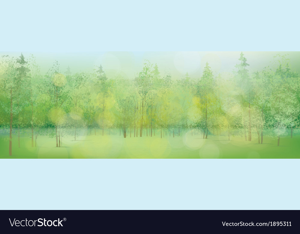 Spring lights Royalty Free Vector Image - VectorStock