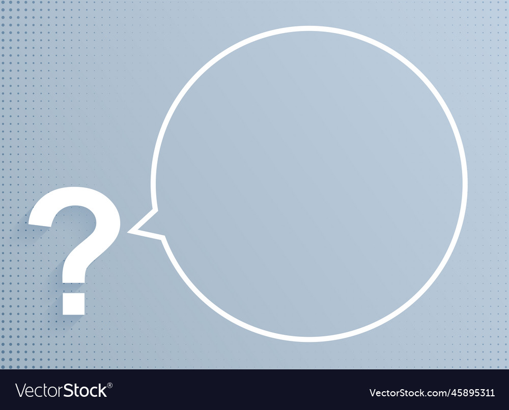 Who what why question mark background for quizzes Vector Image
