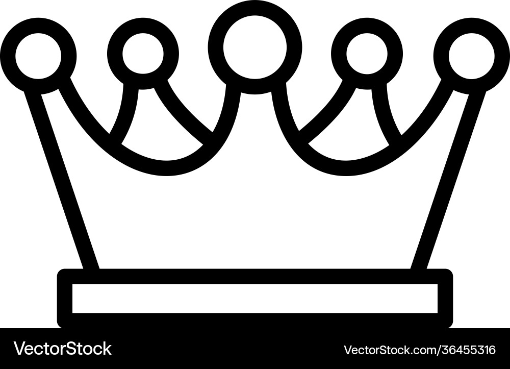 Crown Royalty Free Vector Image - VectorStock