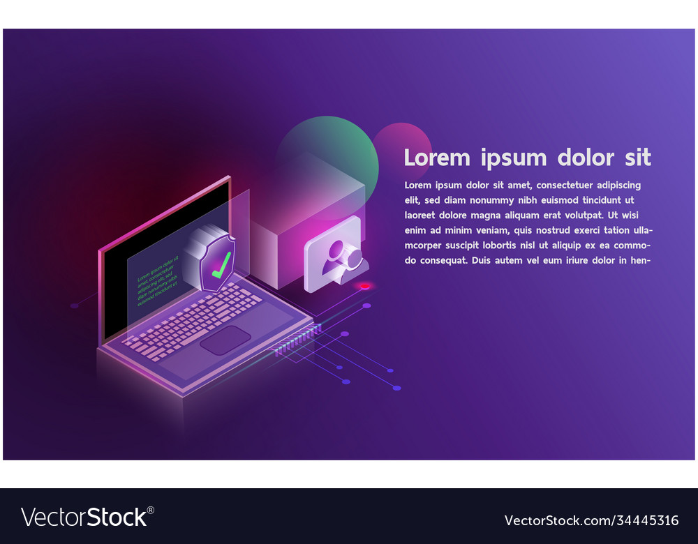 Futuristic smartsecurity controls technology Vector Image