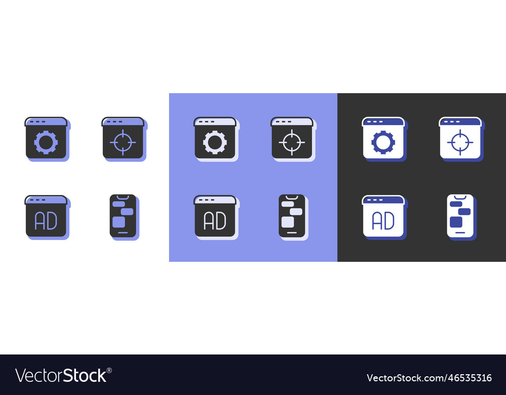 Set mobile 24 hours support browser setting Vector Image