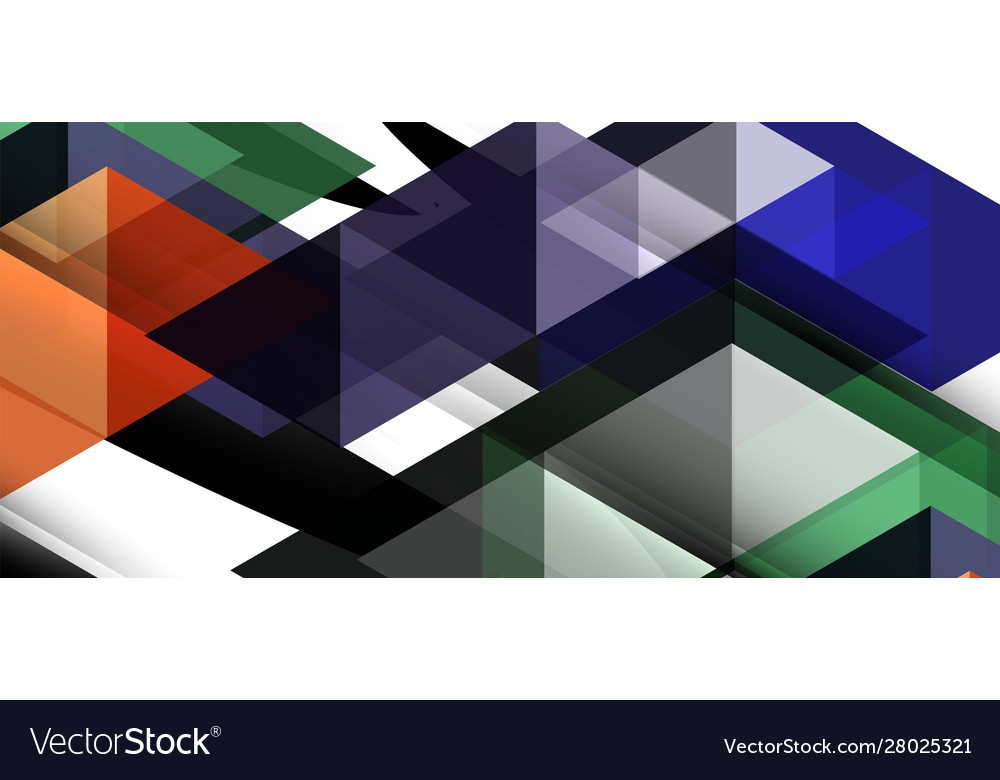 Abstract triangle pattern colorful backdrop Vector Image