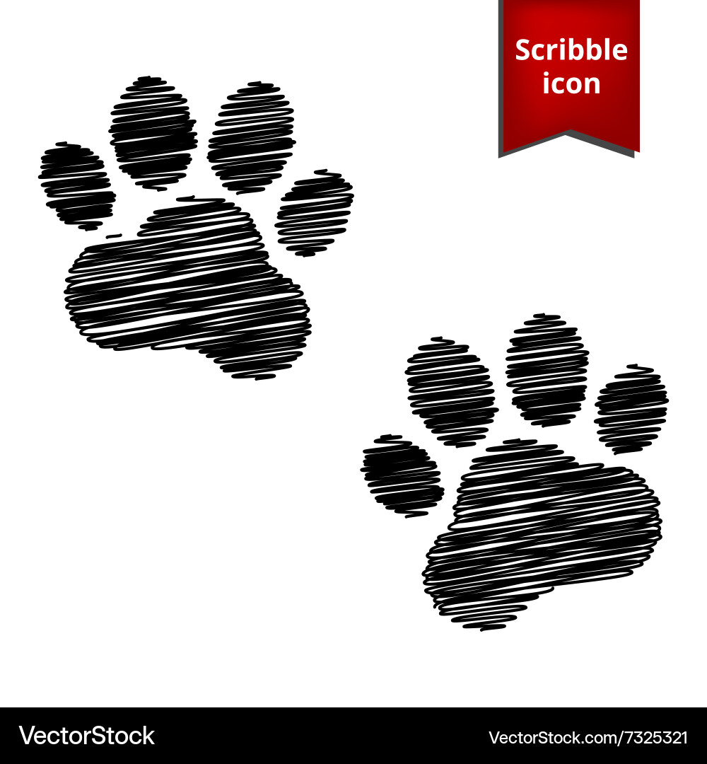 Animal tracks Royalty Free Vector Image - VectorStock
