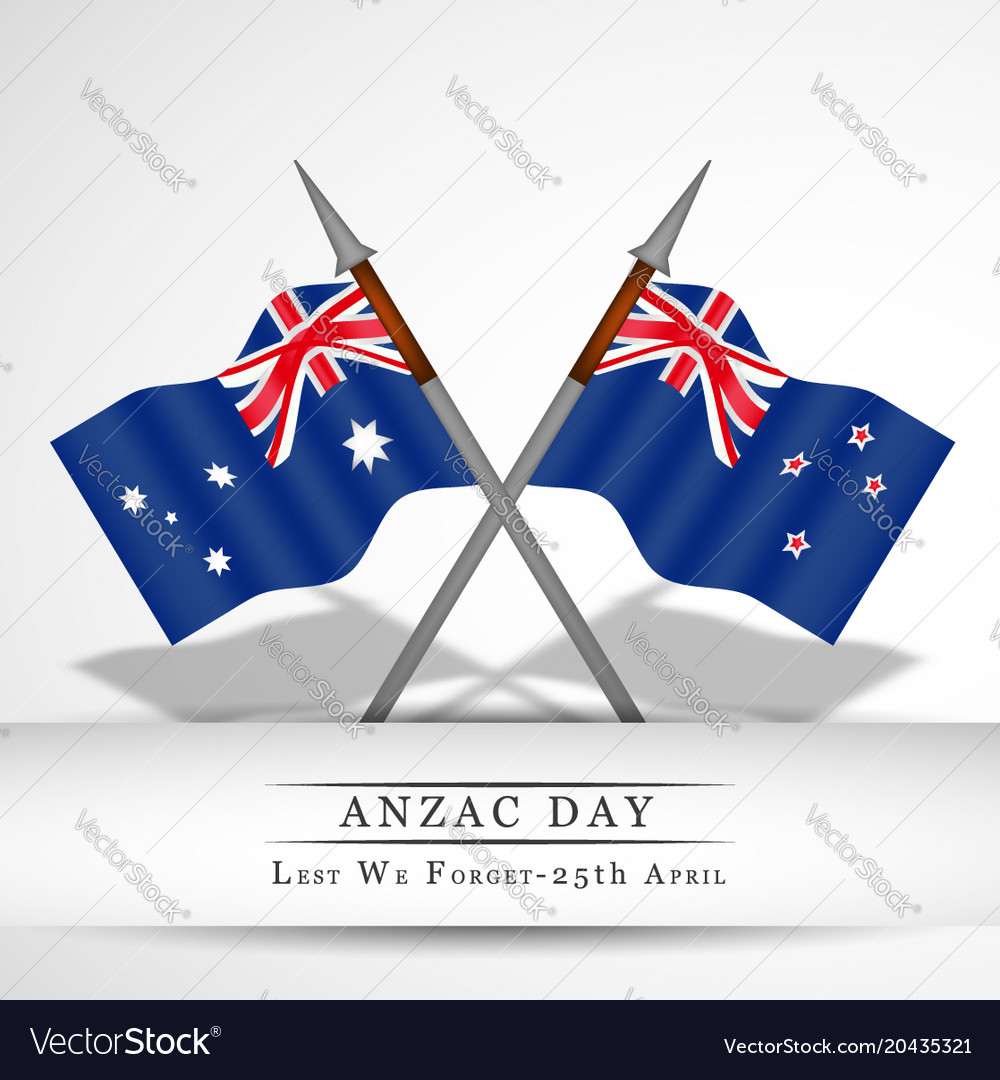 Anzac day background Royalty Free Vector Image