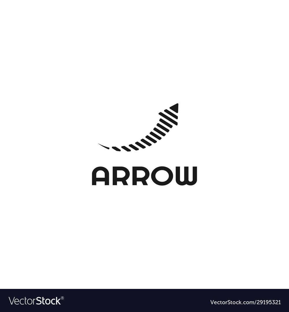 Arrow logo template Royalty Free Vector Image - VectorStock