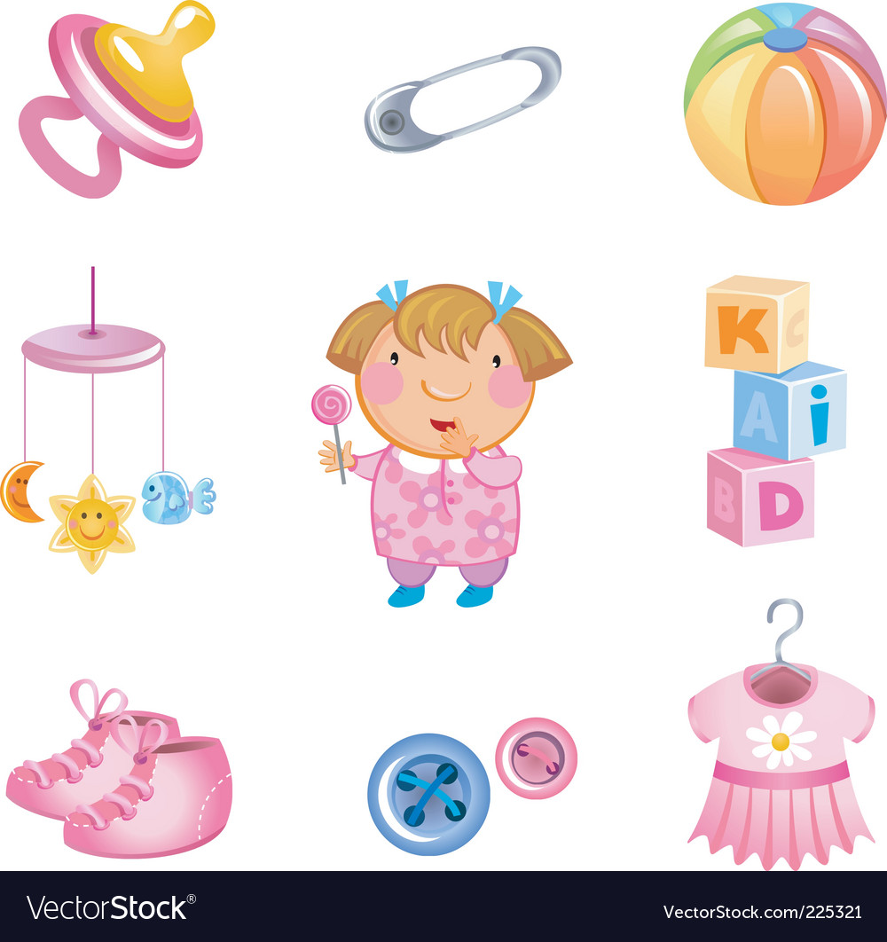 Child icons Royalty Free Vector Image - VectorStock