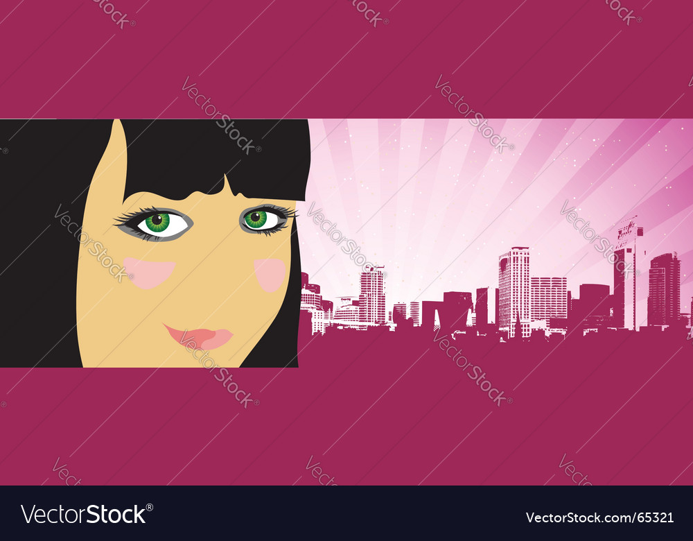 City life Royalty Free Vector Image - VectorStock