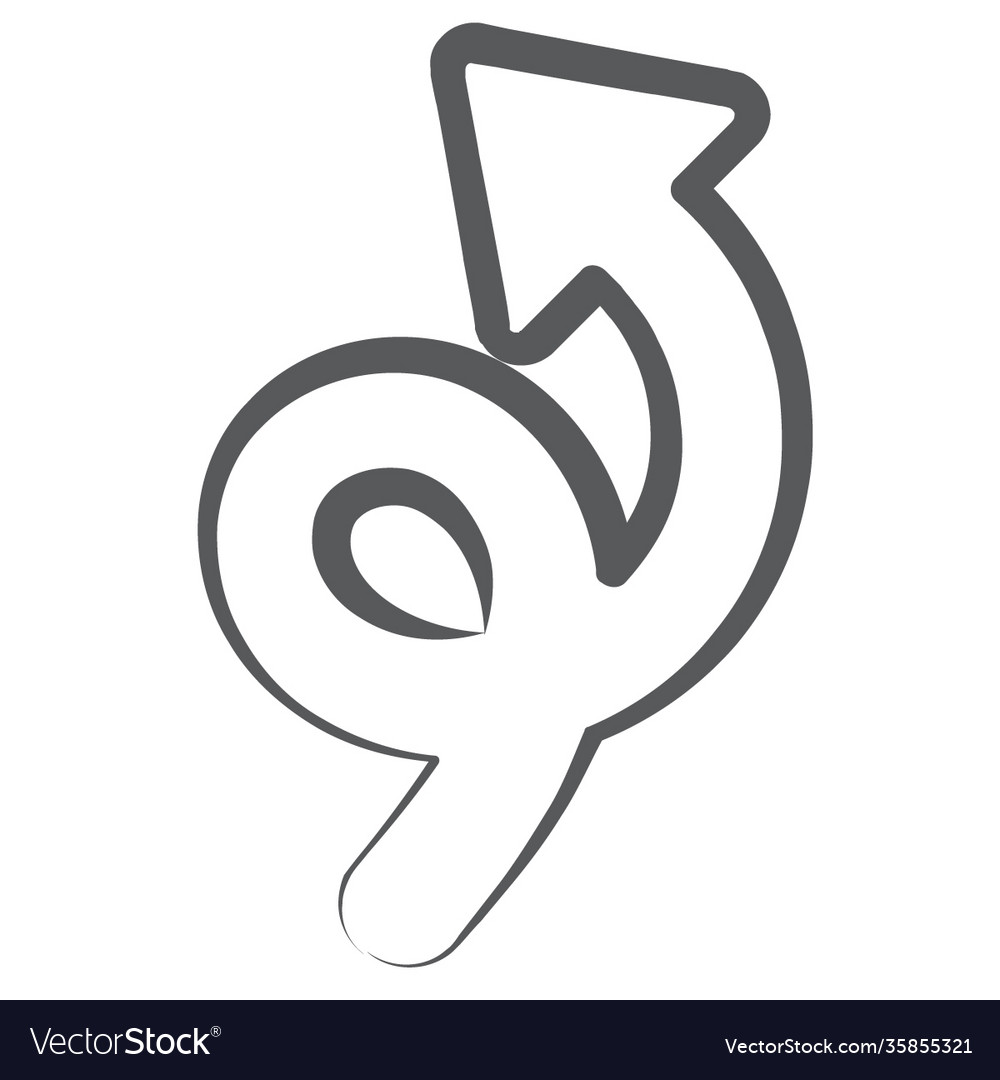 Indication arrow Royalty Free Vector Image - VectorStock