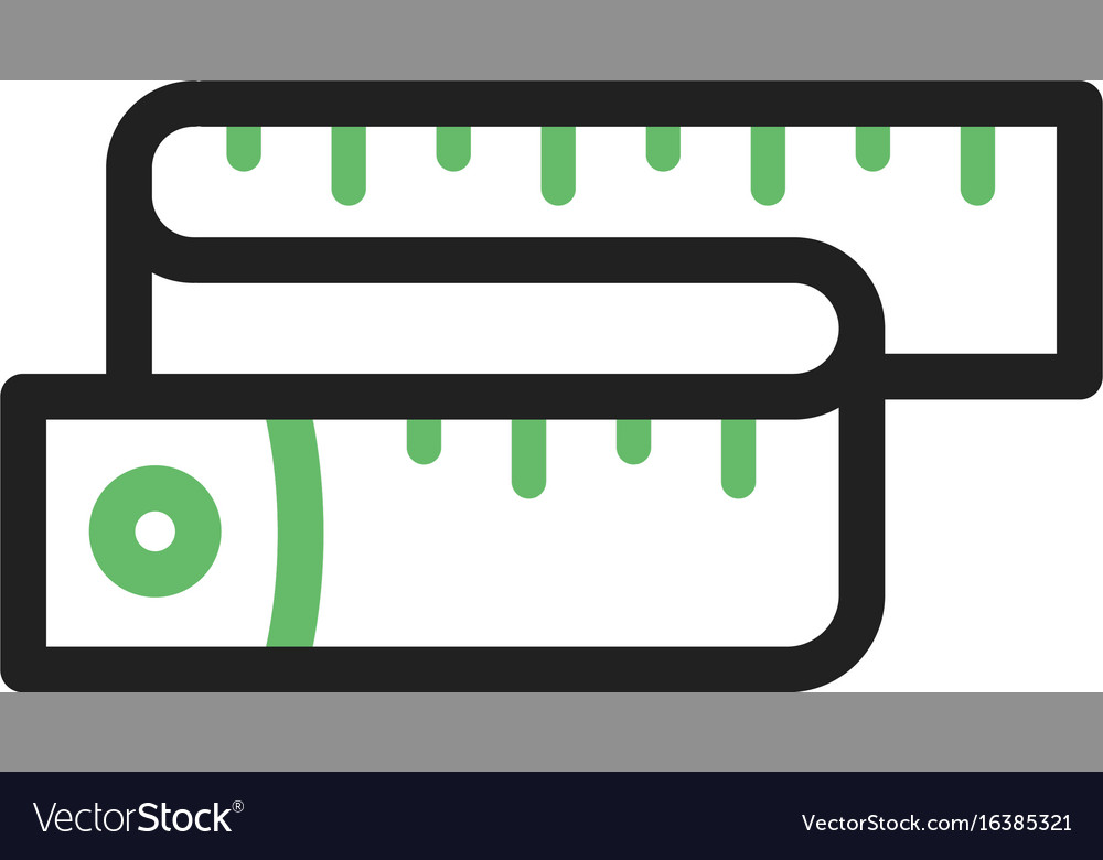Measuring tape Royalty Free Vector Image - VectorStock