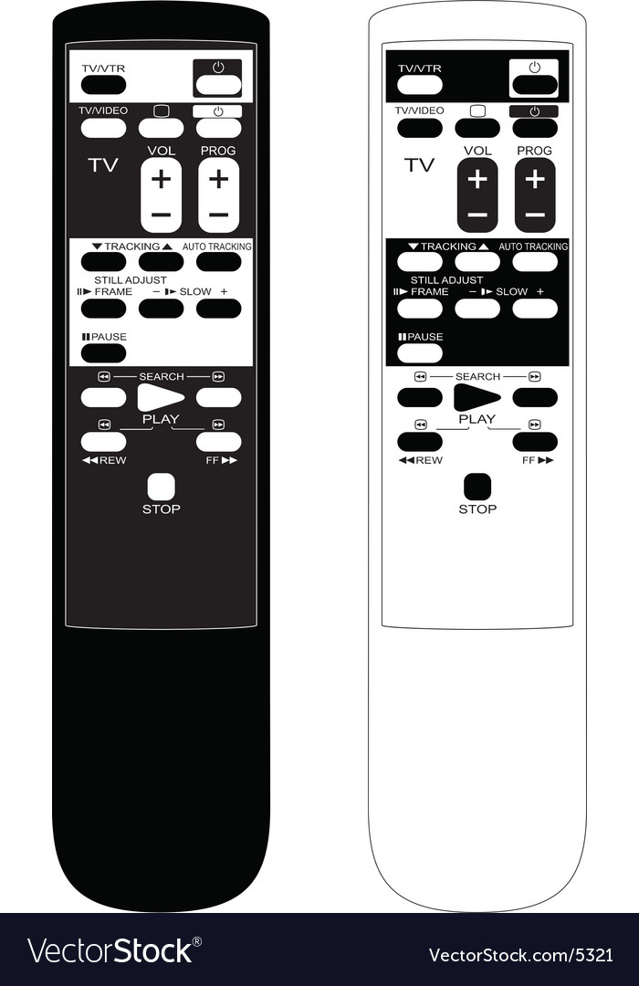 Remote control Royalty Free Vector Image - VectorStock