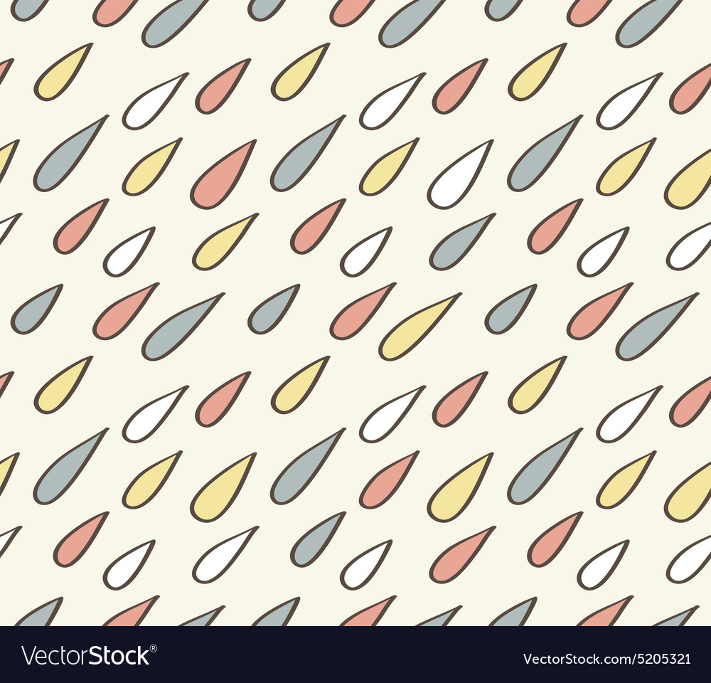 Seamless cute retro pattern Royalty Free Vector Image