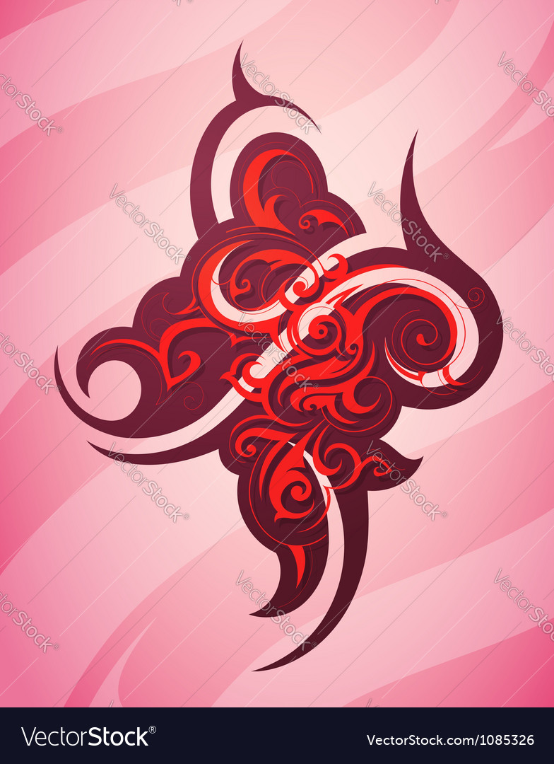 Abstract tattoo elements Royalty Free Vector Image