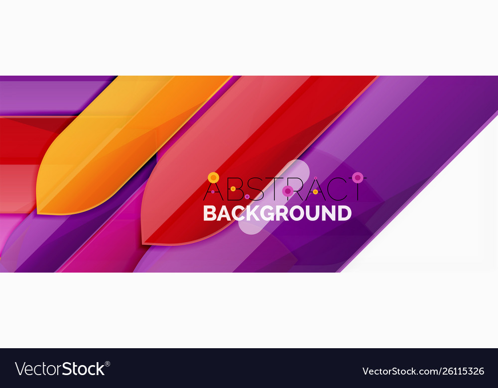 Geometric abstract background dynamic shapes Vector Image