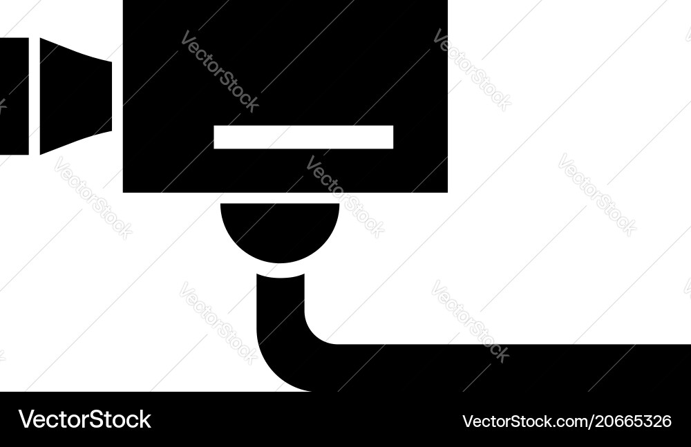 Security camera icon Royalty Free Vector Image