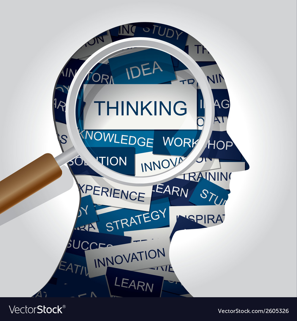 Thinking Royalty Free Vector Image - VectorStock