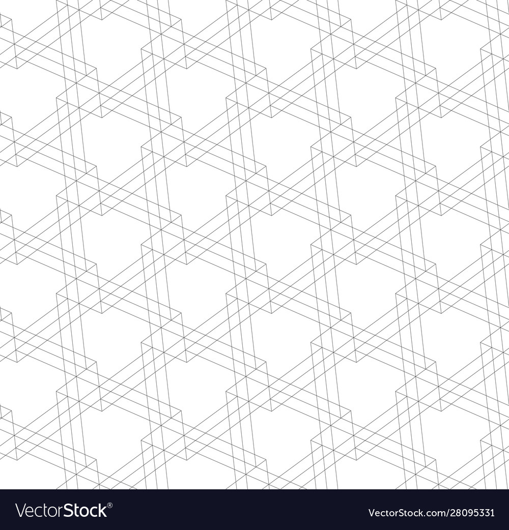 Abstract geometric seamless linear pattern Vector Image Abstract geometric seamless linear pattern Vector Image