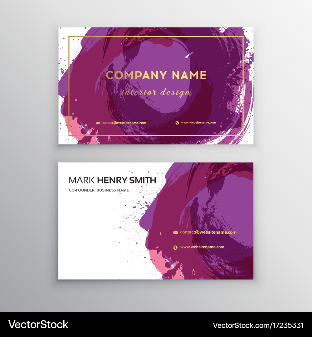 Business card luxury card design Royalty Free Vector Image