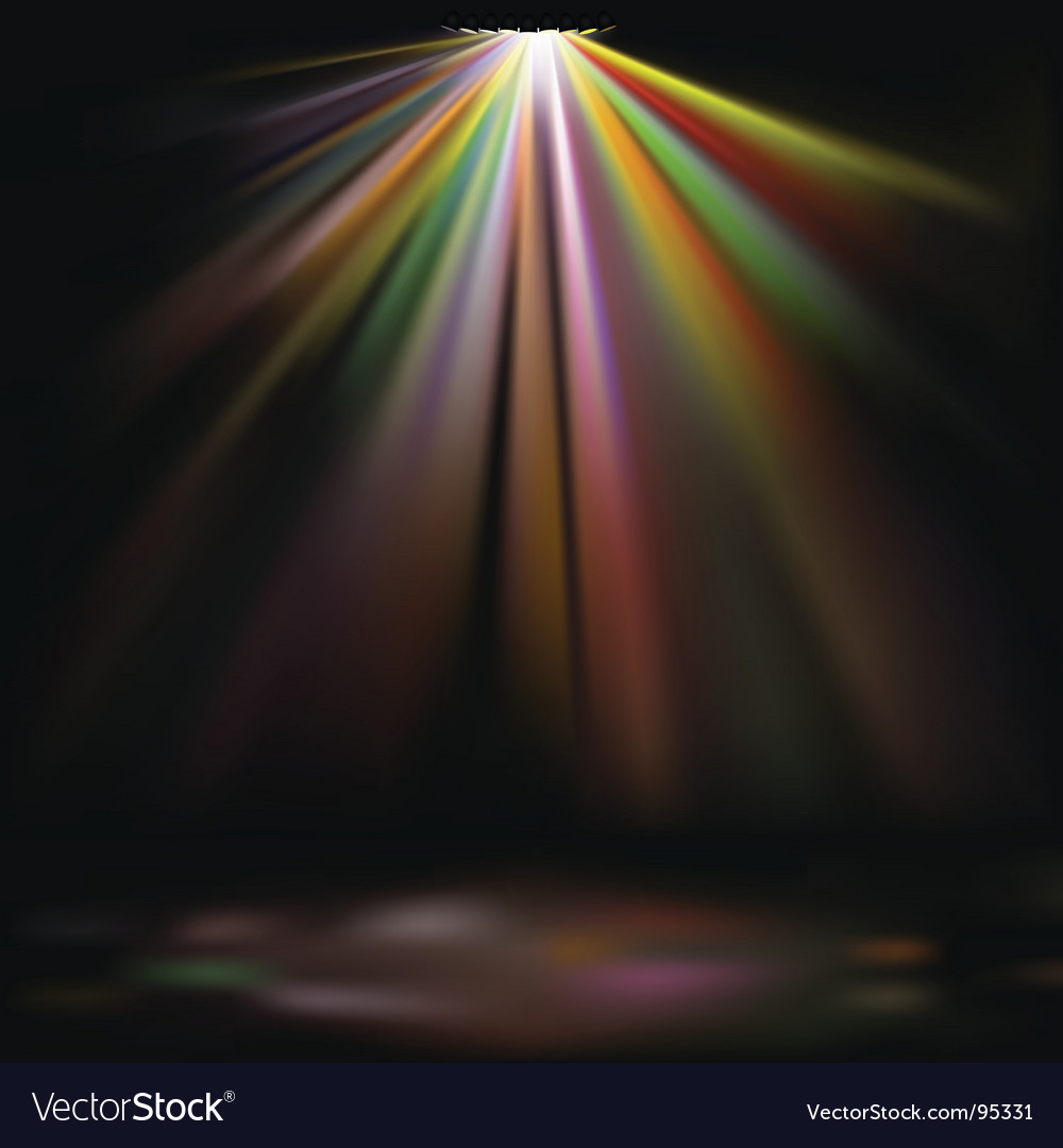 Disco lights Royalty Free Vector Image - VectorStock