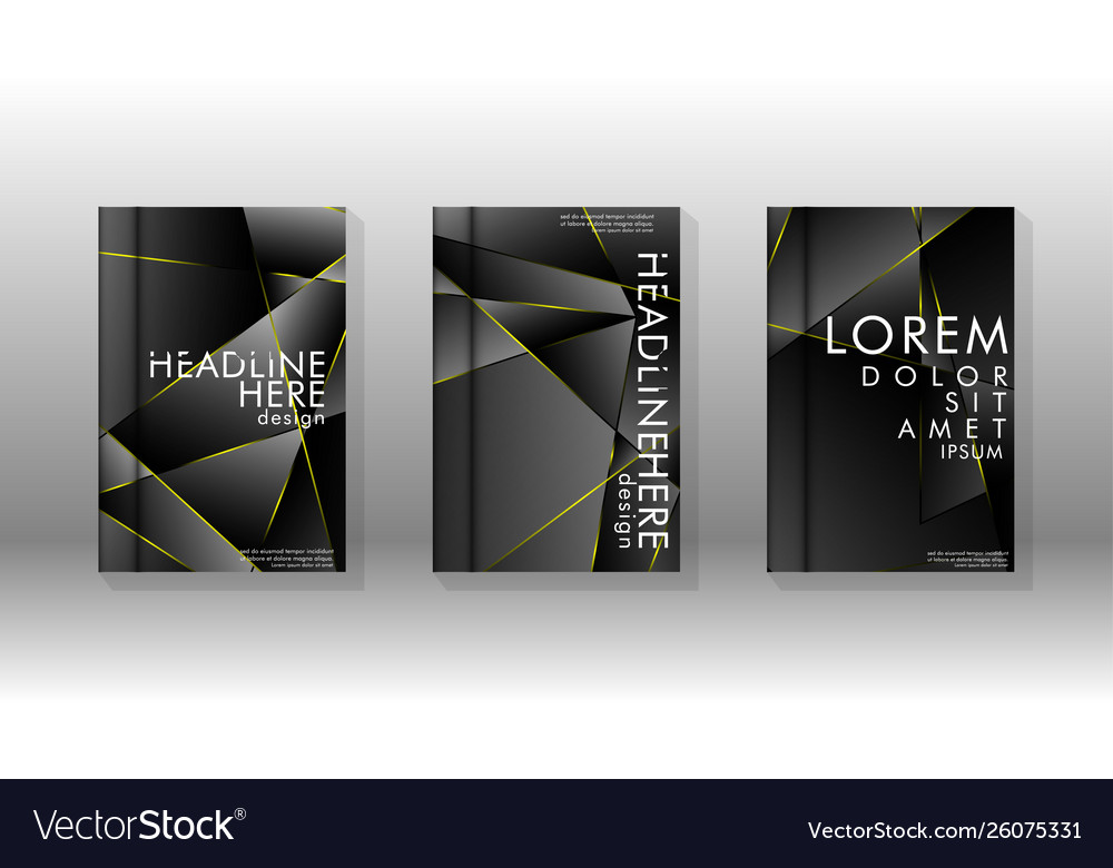 Fancy polygon cover pattern background design Vector Image