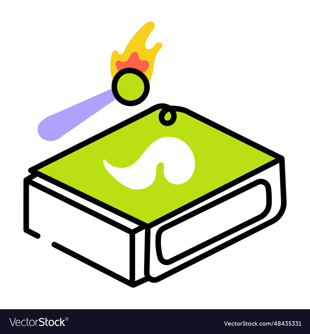 Matchbox Royalty Free Vector Image - VectorStock