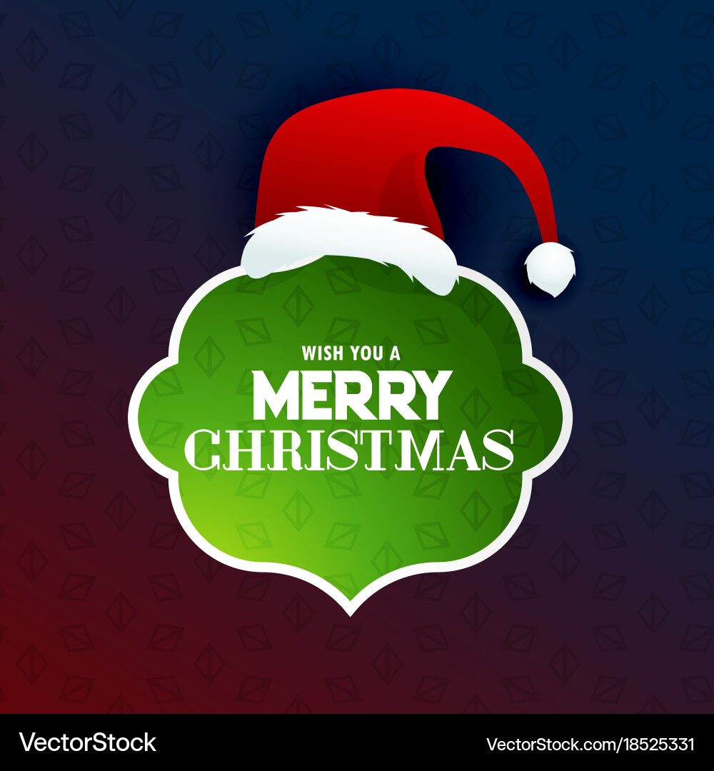 Merry christmas text frame with santa claus design